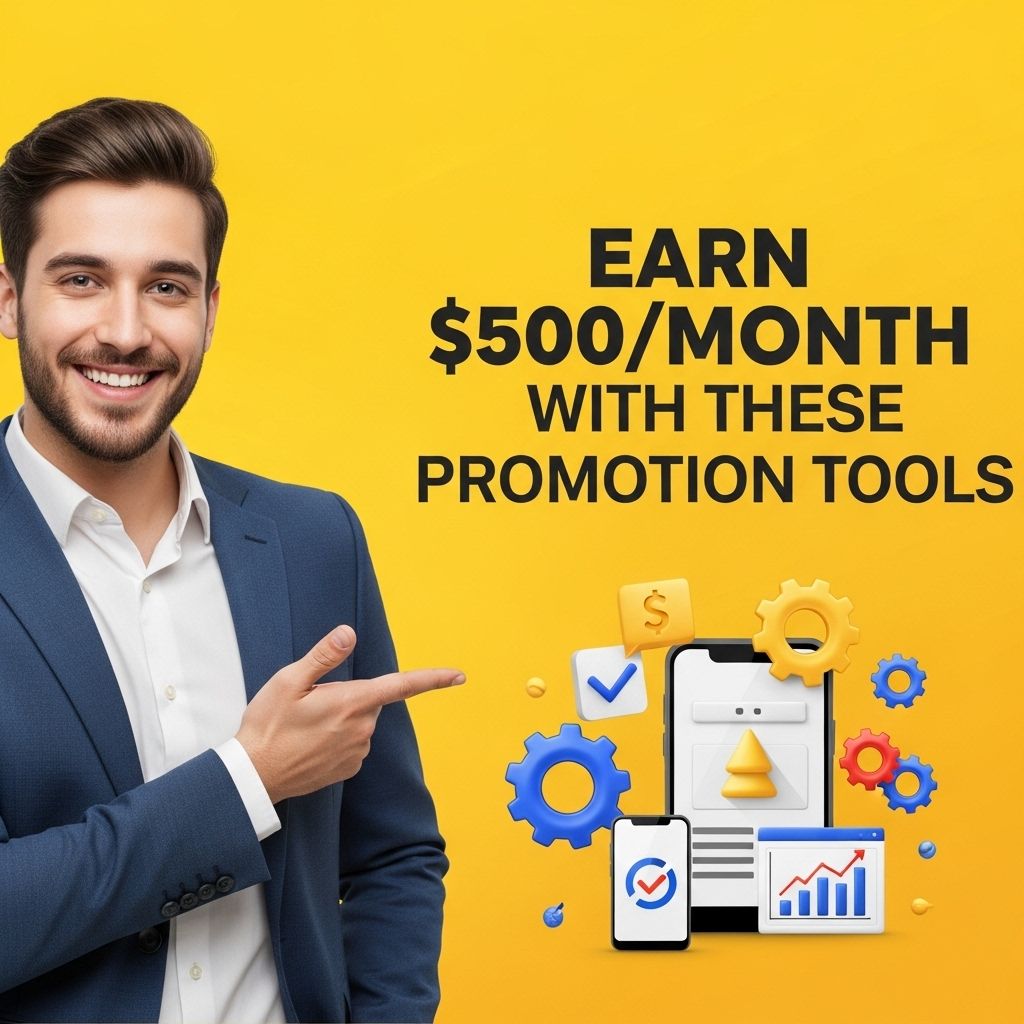Earn $500/Month Using These Promotion Tools