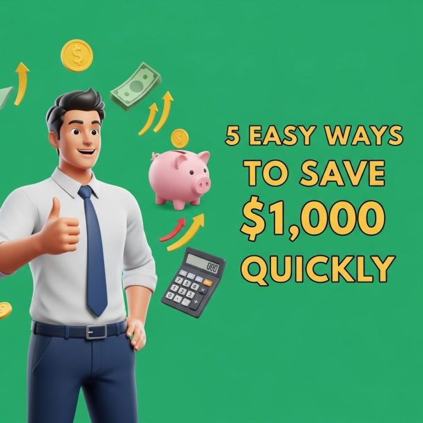 5 Quick Tips to Save $1,000 Fast