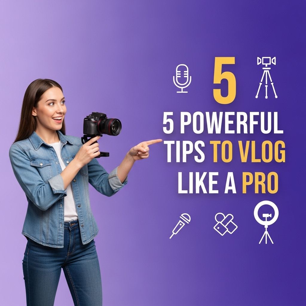 5 Powerful Tips to Vlog Like a Pro