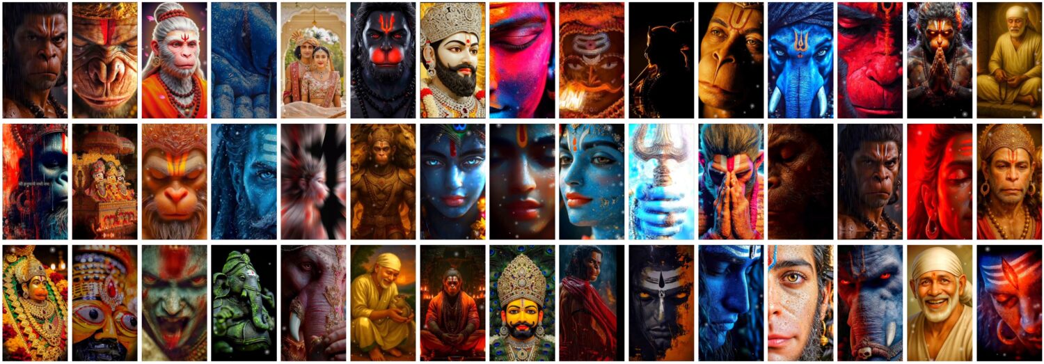 800+ AI Hindu God Reels Bundle | eyMockup