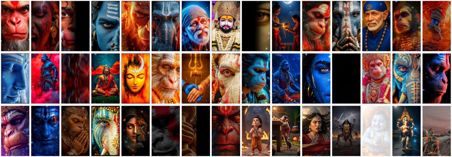 800+ AI Hindu God Reels Bundle | eyMockup