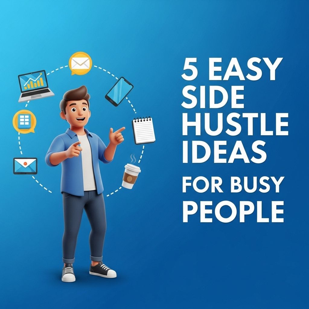 5 Easy Side Hustle Ideas For Busy People